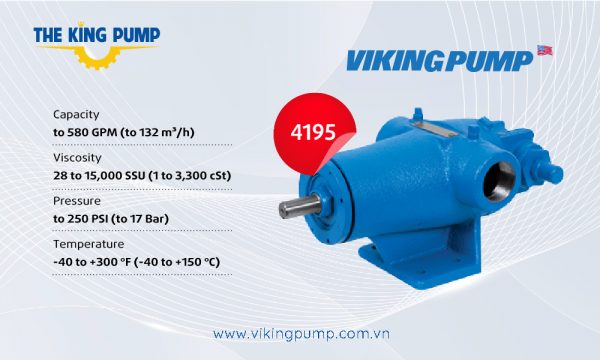 Viking 4195 (Mỹ) cho hóa dầu, nhựa đường, mật rỉ